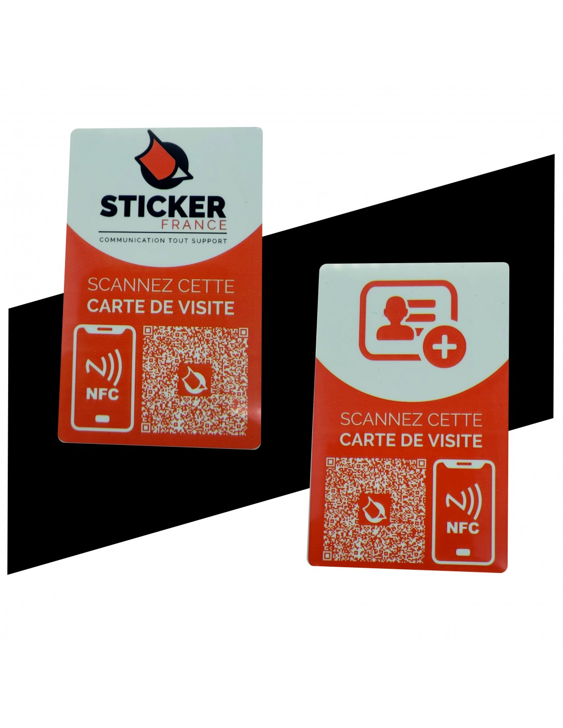 LA CARTE DE VISITE NFC SANS CONTACT et QR Code